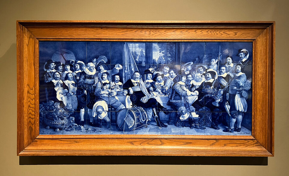 Handmade Blue-White Pottery at the Factory Royal Delft Museum